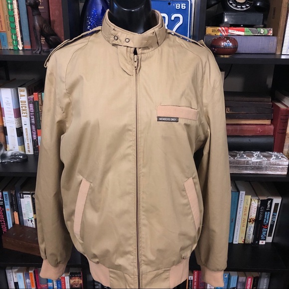 Members Only | Jackets & Coats | Vintage Members Only Khaki Bomber ...